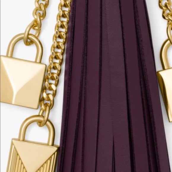 Michael Kors | Accessories | Michael Kors Mercer Leather Tassel Keychain | Poshmark